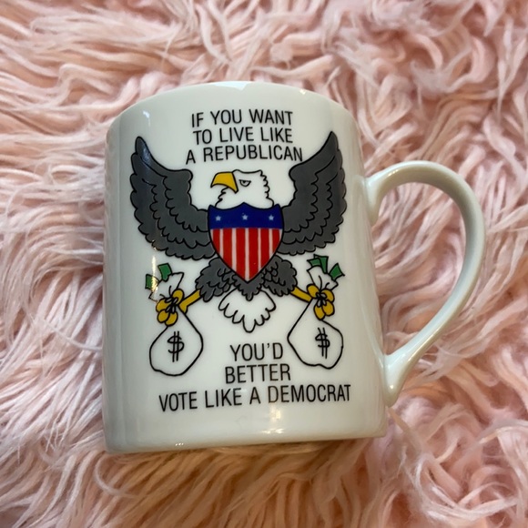 omnibus | Dining | Vintage Omnibus Political Democrats Republicans Mug ...